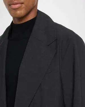 Bottega Veneta Superfine Wool Overcoat - Ash