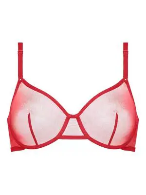 ERES Eden Tonique Mesh Full-cup Bra - Red