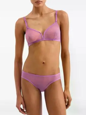 ERES Providence Tonique Wireless Triangle Bra - Purple