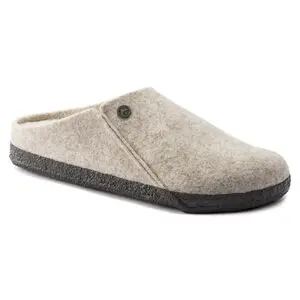 BIRKENSTOCK Zermatt Shearling Felt Slippers - Eggnog