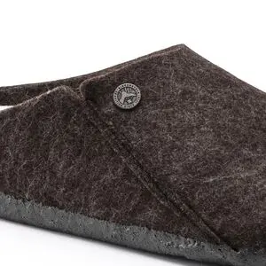 BIRKENSTOCK Zermatt Shearling Felt Slippers - Mocha