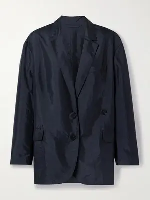Tibi Liam Oversized Blazer - Blue