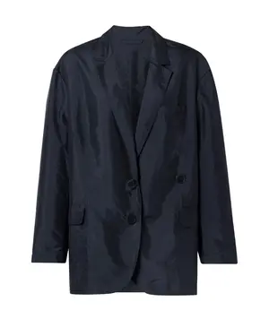 Tibi Liam Oversized Blazer - Blue