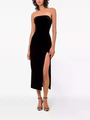 NICHOLAS Adiba Velvet Midi Dress