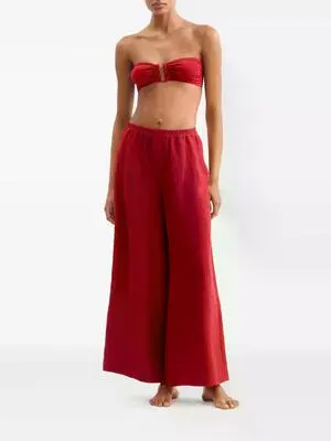 ERES Elastic-waist Trousers - Red