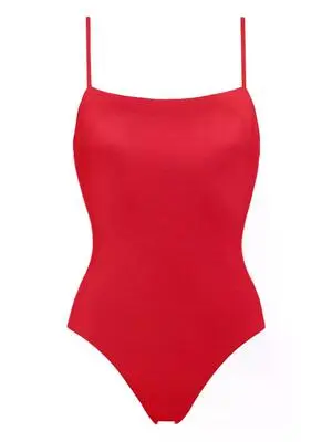 ERES Aquarelle Square-Neck Swimsuit Red