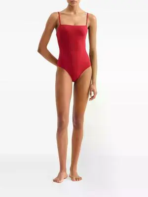 ERES Aquarelle Square-neck Swimsuit - Red