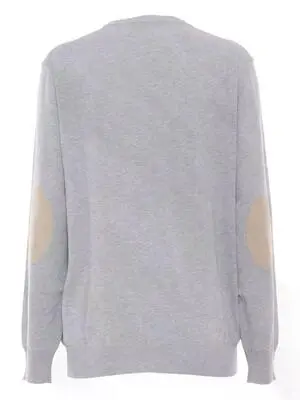 KANGRA Crew Neck Cotton Sweater - Grey