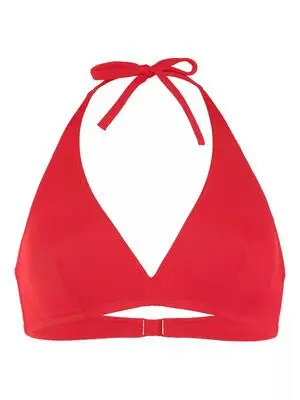 ERES Gang Halterneck Triangle Bikini Top - Red