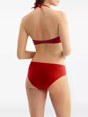 ERES Halterneck Triangle Bikini Top - Red