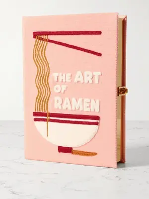 OLYMPIA LE-TAN The Art Of Ramen Embroidered Clutch - Pink