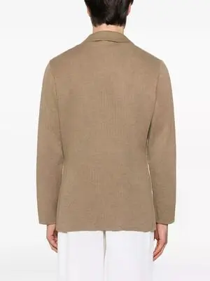 LARDINI Single-breasted Blazer - Brown