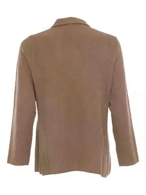 LARDINI Double-breasted Ribbed Blazer