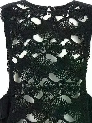 KANGRA Crochet-knit Top