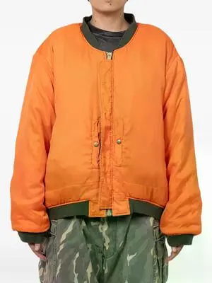 KAMIYA Camouflage Ma-1 Bomber Jacket - Green