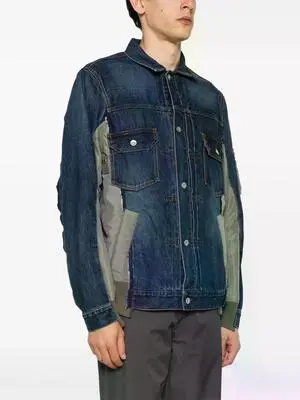 Sacai Patchwork Denim Jacket