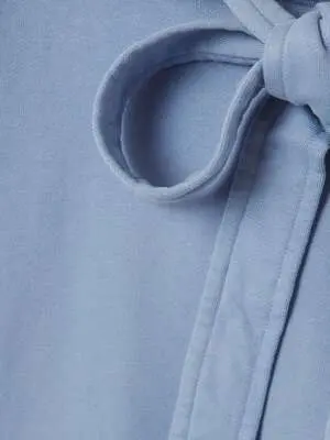 JW Anderson Tie-detailed Cotton-jersey Hoodie