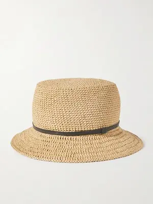 Brunello Cucinelli Bead-embellished Bucket Hat - Neutrals