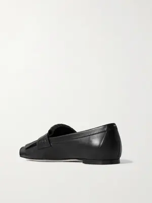 AeydĒ Belen Fringed Leather Loafers