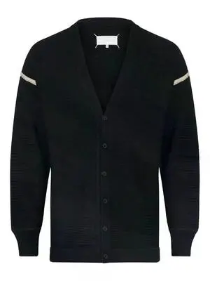 MAISON MARGIELA Ribbed Wool Elbow-patch Cardigan