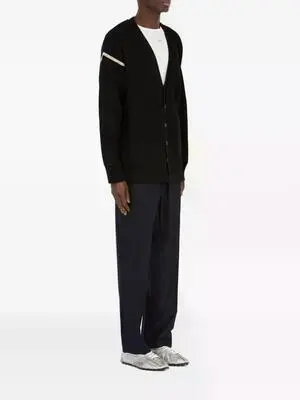 MAISON MARGIELA Ribbed Wool Elbow-patch Cardigan