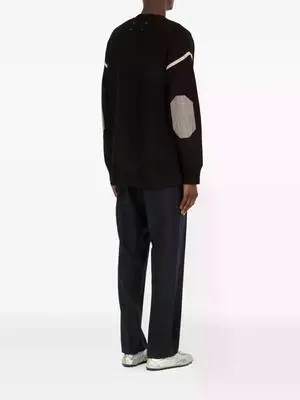 MAISON MARGIELA Ribbed Wool Elbow-patch Cardigan