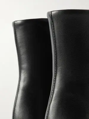 Proenza Schouler Trap Leather Ankle Boots - Black