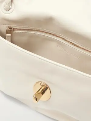 Bottega Veneta Madison Medium Intrecciato-trimmed Leather Shoulder Bag