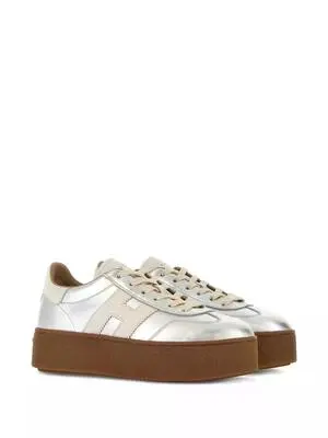 Hogan H698 Platform Sneakers - Silver
