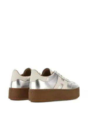 Hogan H698 Platform Sneakers - Silver