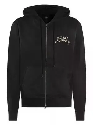 Amiri Hollywood-embellished Zip-up Hoodie