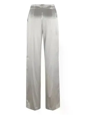 Alberta Ferretti Pleated Straight-leg Trousers