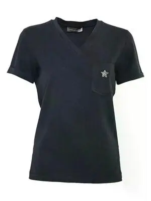 Lorena Antoniazzi Libra Star-embellished T-shirt - Black
