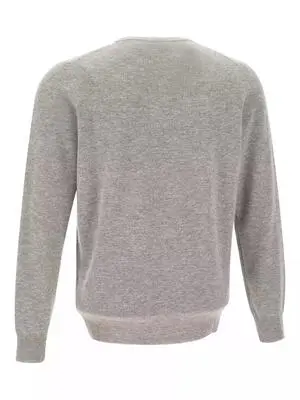 KANGRA Ribbed Crew-neck Sweater - Grey