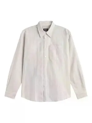 A.p.c. Greg Striped Long-sleeve Shirt