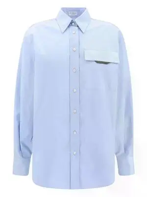 Brunello Cucinelli Jewel-embellished Pocket Shirt