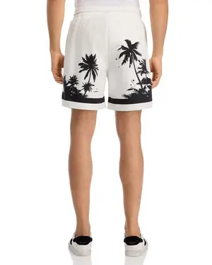 RtA Regular Fit Graphic Print Logo Shorts