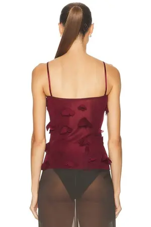Coperni Butterflies Techno Top - Red