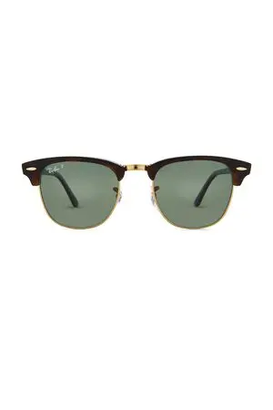Ray-ban Clubmaster Classic Sunglasses - Red Havana