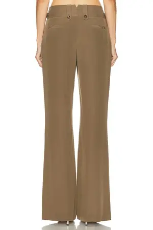 TOM FORD Pleated Wide Leg Pant