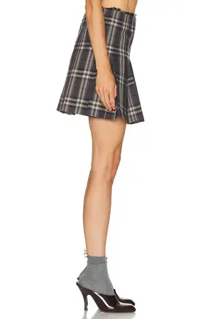 Burberry Check Mini Skirt