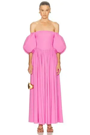 Caroline Constas Christina Gown - Flamingo