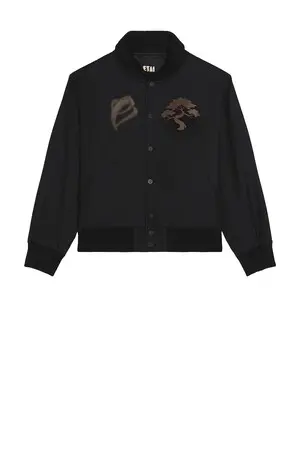 ETAI LA 3d Print Bonsai Tree Fold Over Collar Bomber