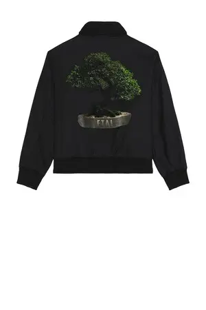 ETAI LA 3d Print Bonsai Tree Fold Over Collar Bomber