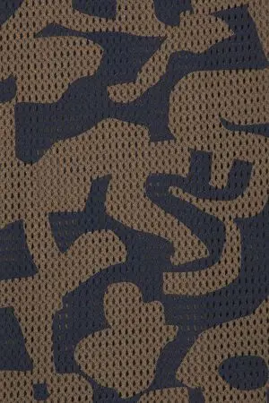 Oas Morel Puzzlotec Cuba Net Shirt In Grey,navy