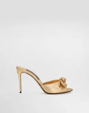 Dolce & Gabbana Mordoré Nappa Leather Sandals