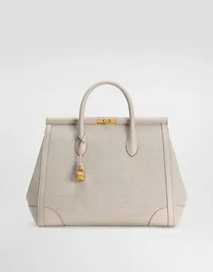 Dolce & Gabbana Marlene Fabric And Calfskin Handbag - Multicolor