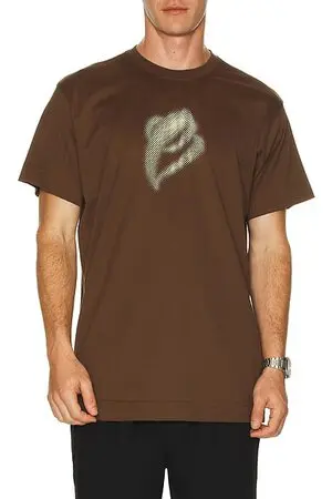 ETAI LA 3d Print Dot Brust E Tee - Brown