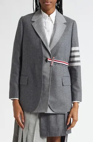 Thom Browne 4-bar Wool & Cashmere Sport Coat
