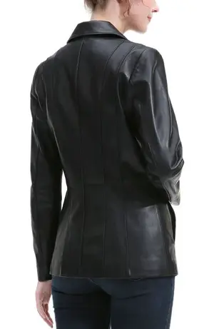 KIMI + KAI Madeline Leather Blazer